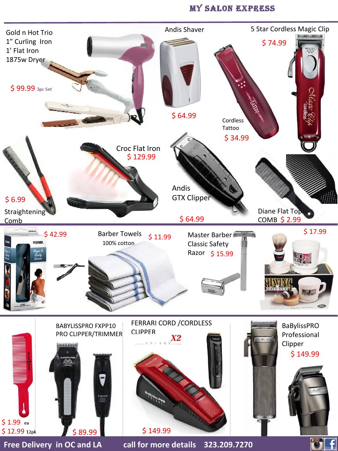 BARBER AND SALON PRODUCTS by Barber Salon Supply - Issuu
