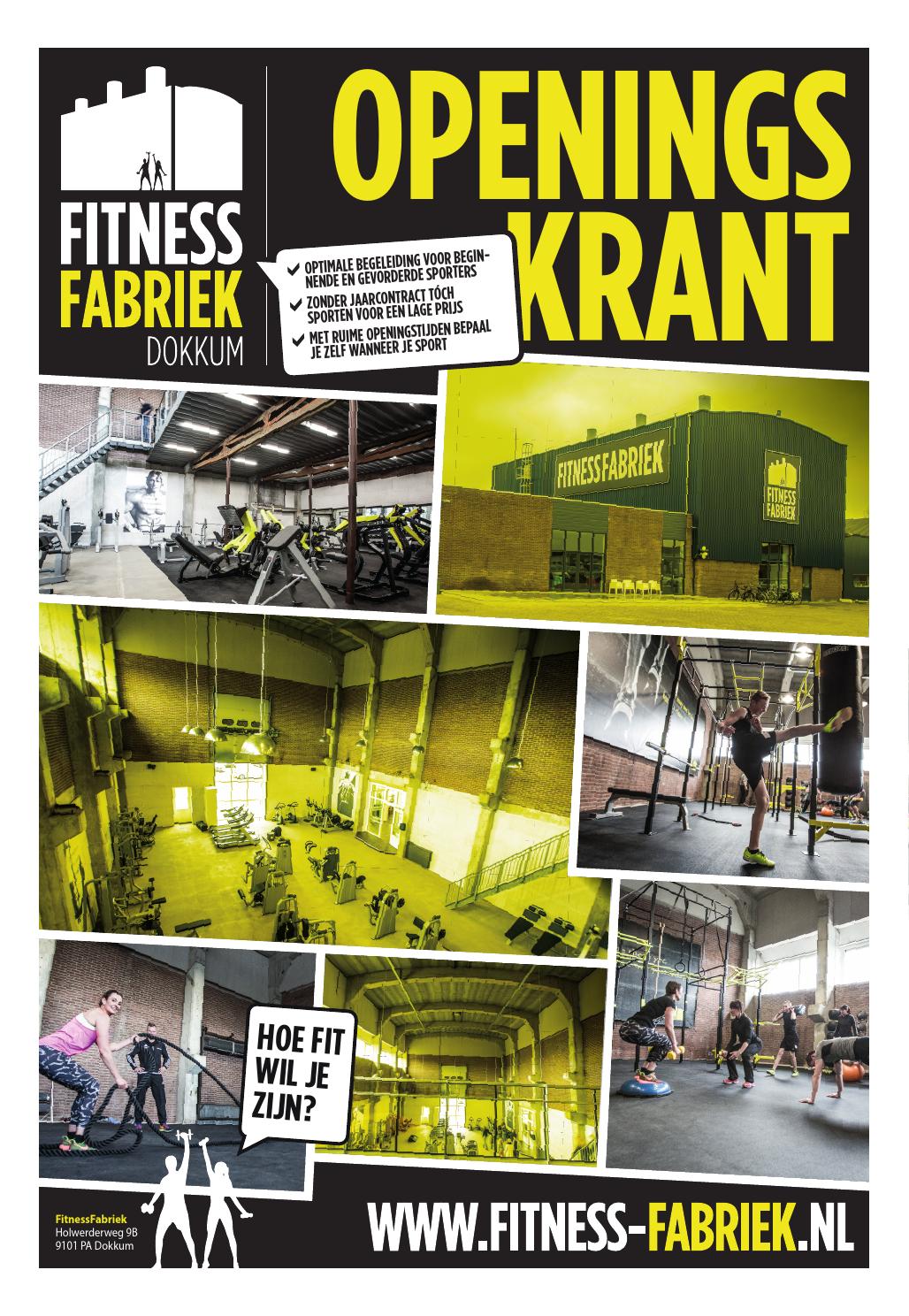 Fitnessfabriek krant by Druktemaker - Issuu