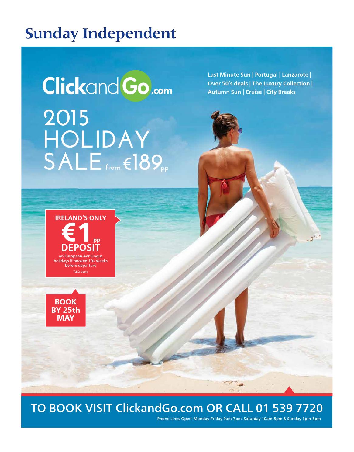 ClickandGo May 2015 Holiday Sale by Click&Go Holidays - Issuu