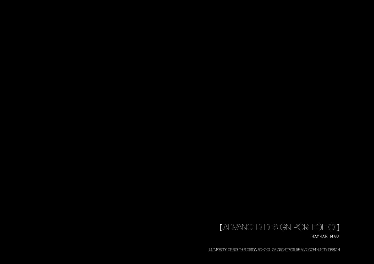 Advanced Design Portfolio - Nathan Mau by Nathan Mau - Issuu