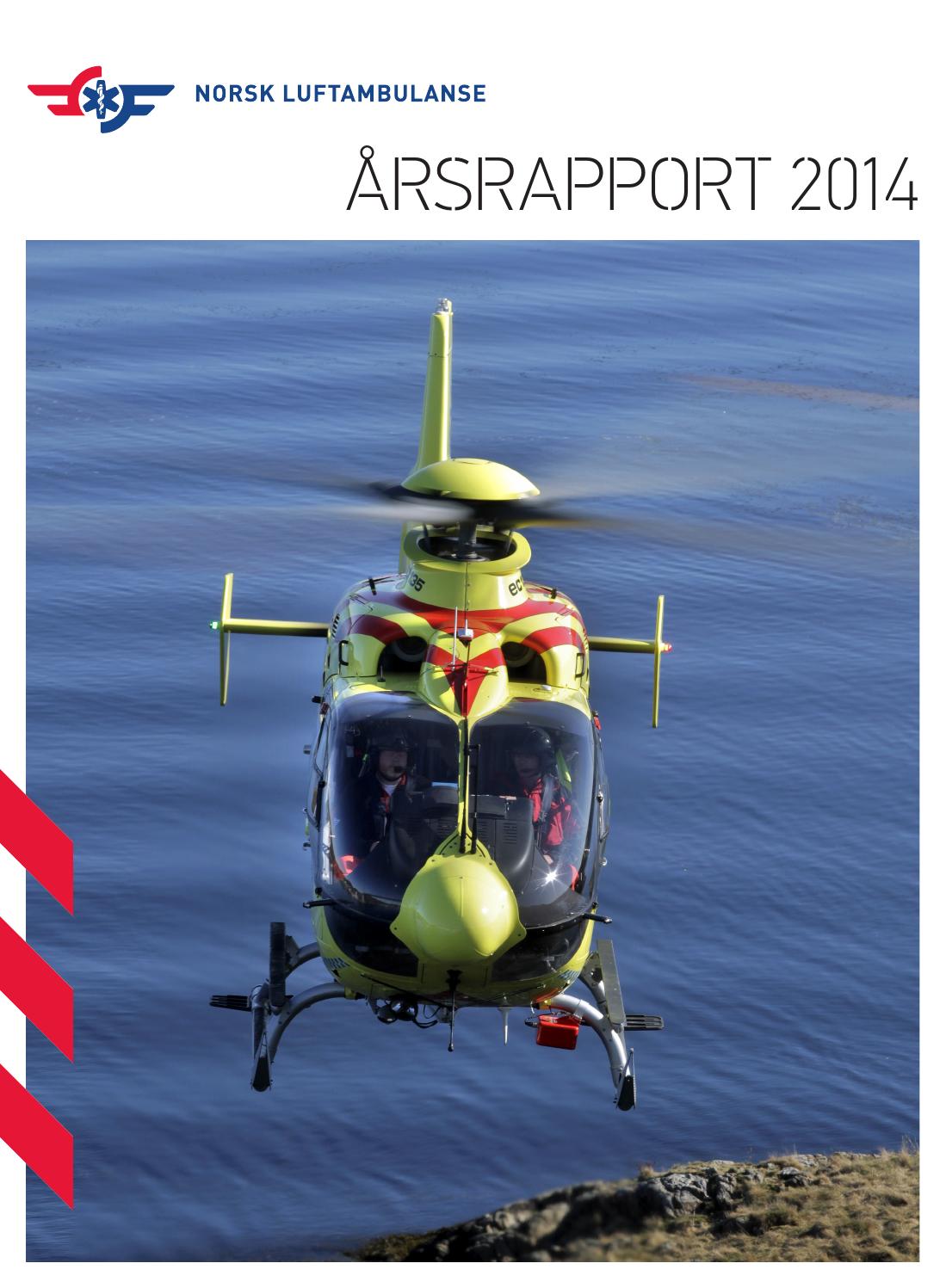 Årsrapport 2014 | Stiftelsen Norsk Luftambulanse by Stiftelsen Norsk ...