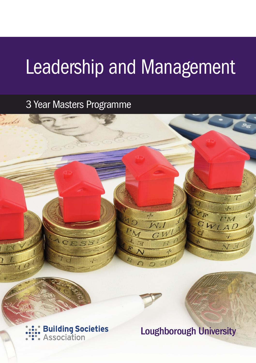 Leadership and Management brochure by Loughborough University - Issuu