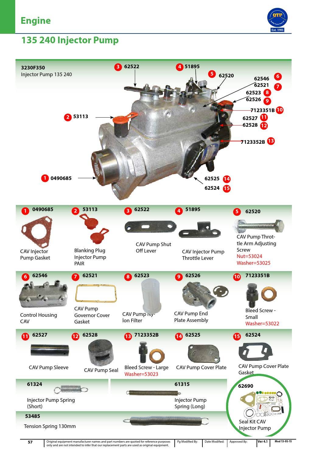 Engine parts catalogue by Quality Tractor Parts - Issuu