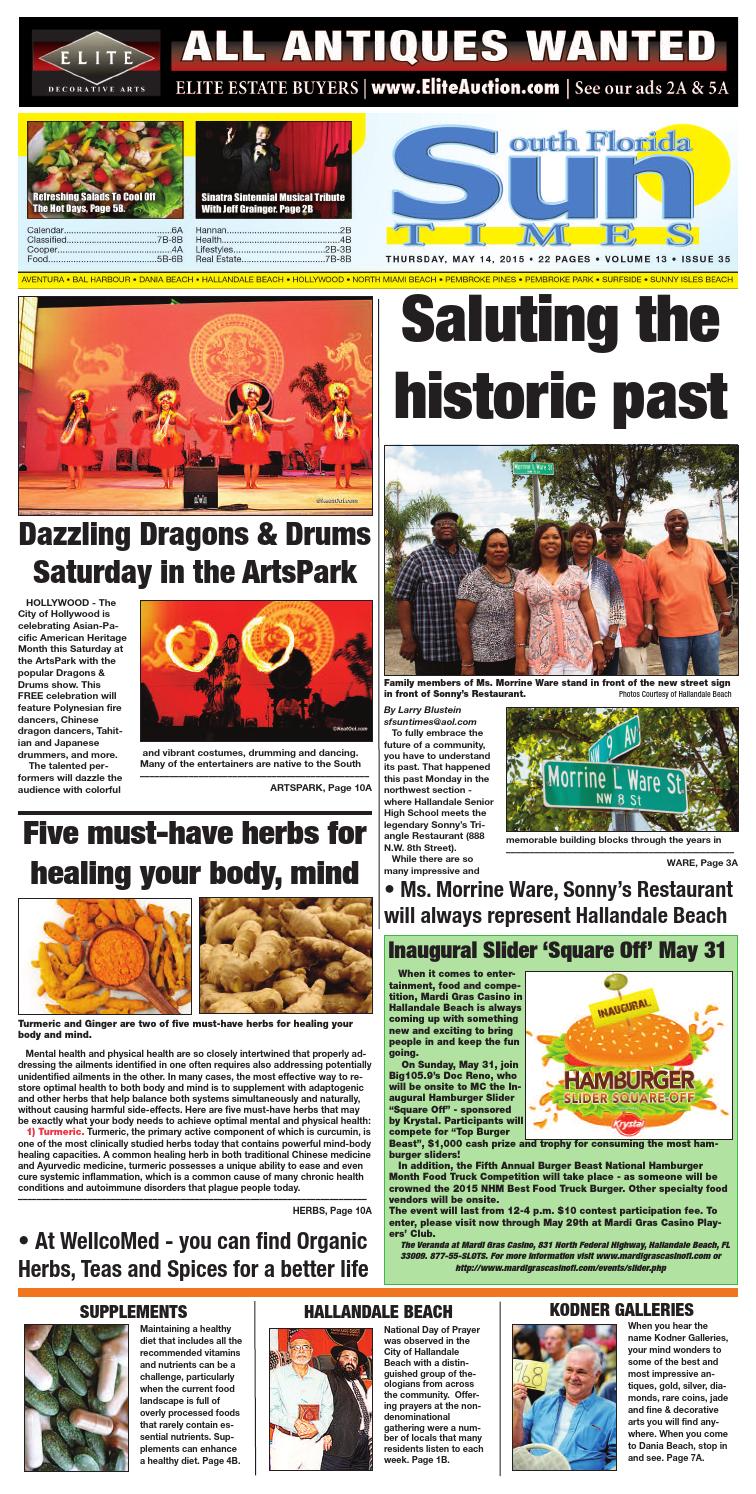 04 14 15 Sun Times Issue by The South Florida Sun Times Newspaper - Issuu