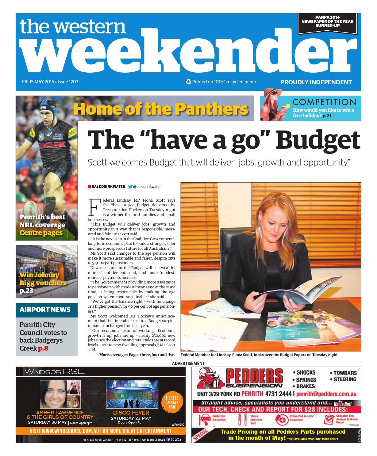 Western Weekender May 15 by Western Sydney Publishing Group - Issuu