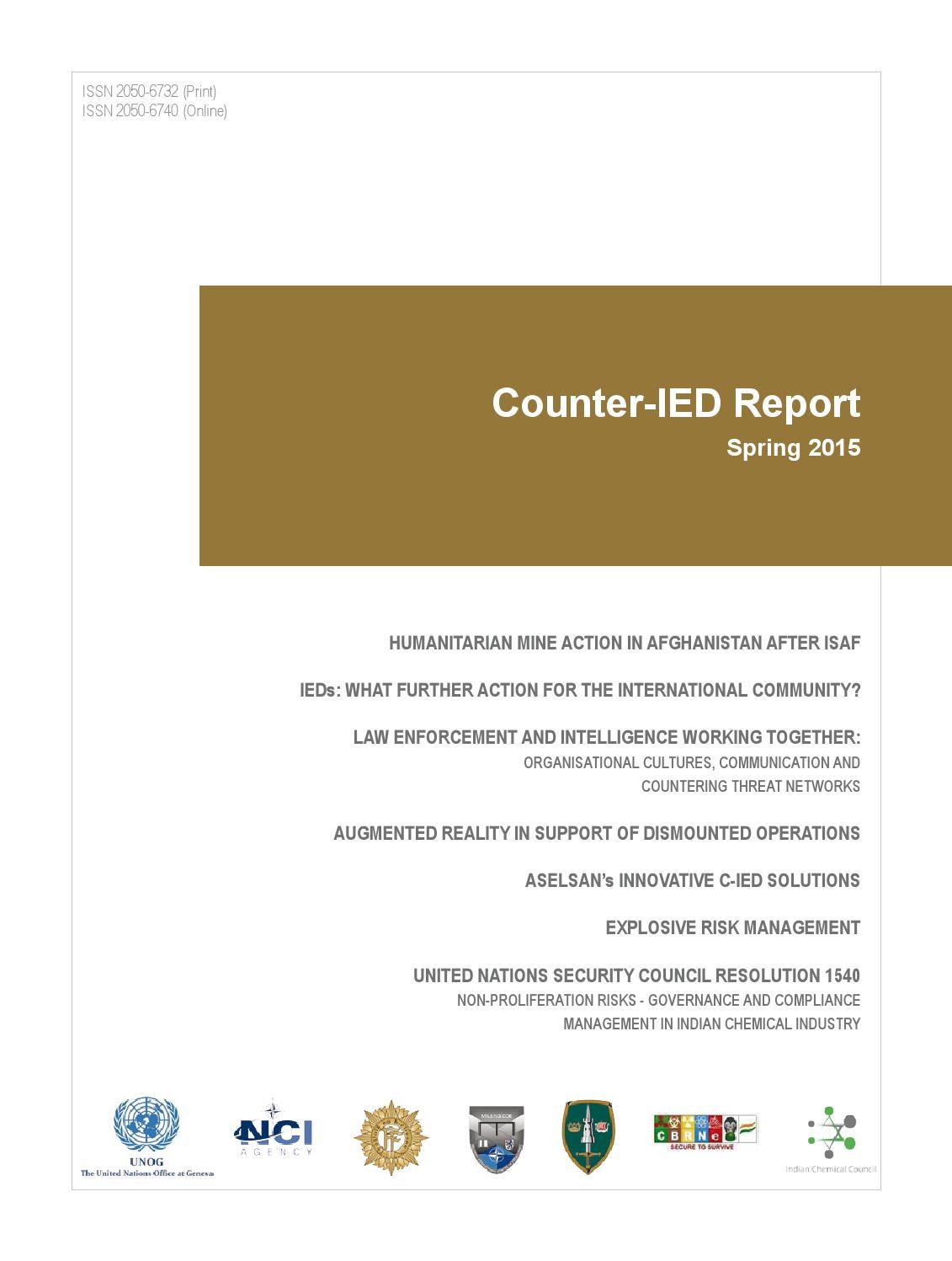 Counter-IED Report Spring 2015 extract edition by Delta Business Media ...