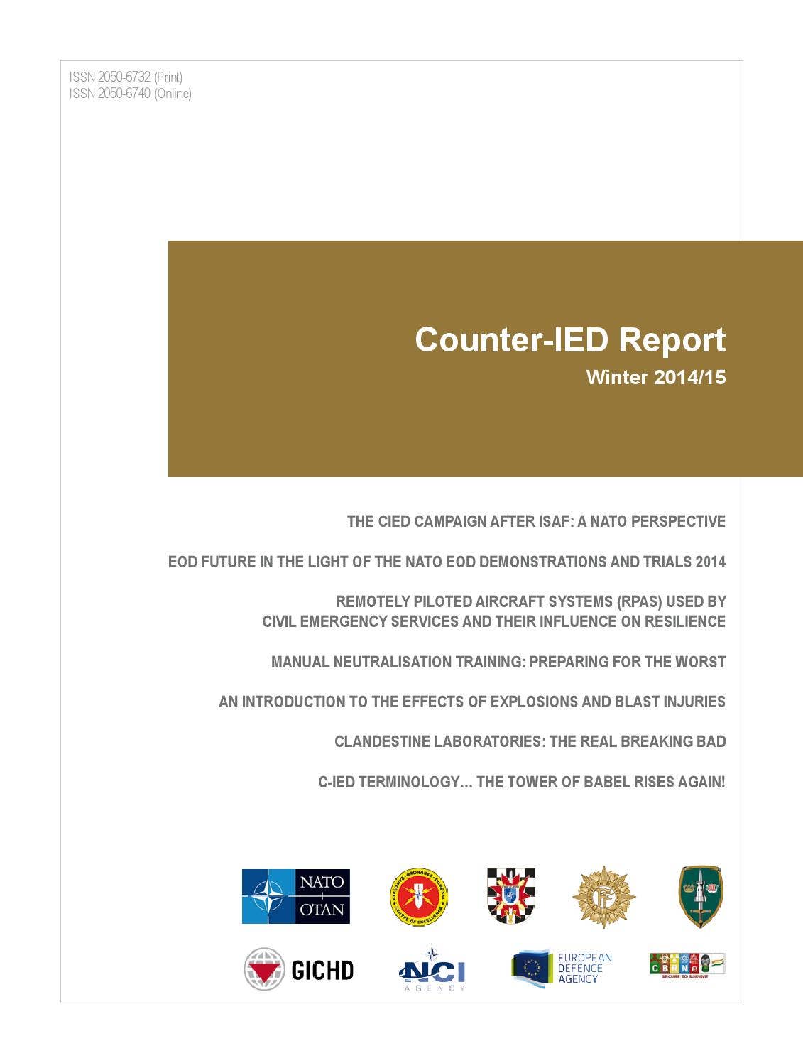 Counter-IED Report Winter 2014/15 - extract edition by Delta Business ...