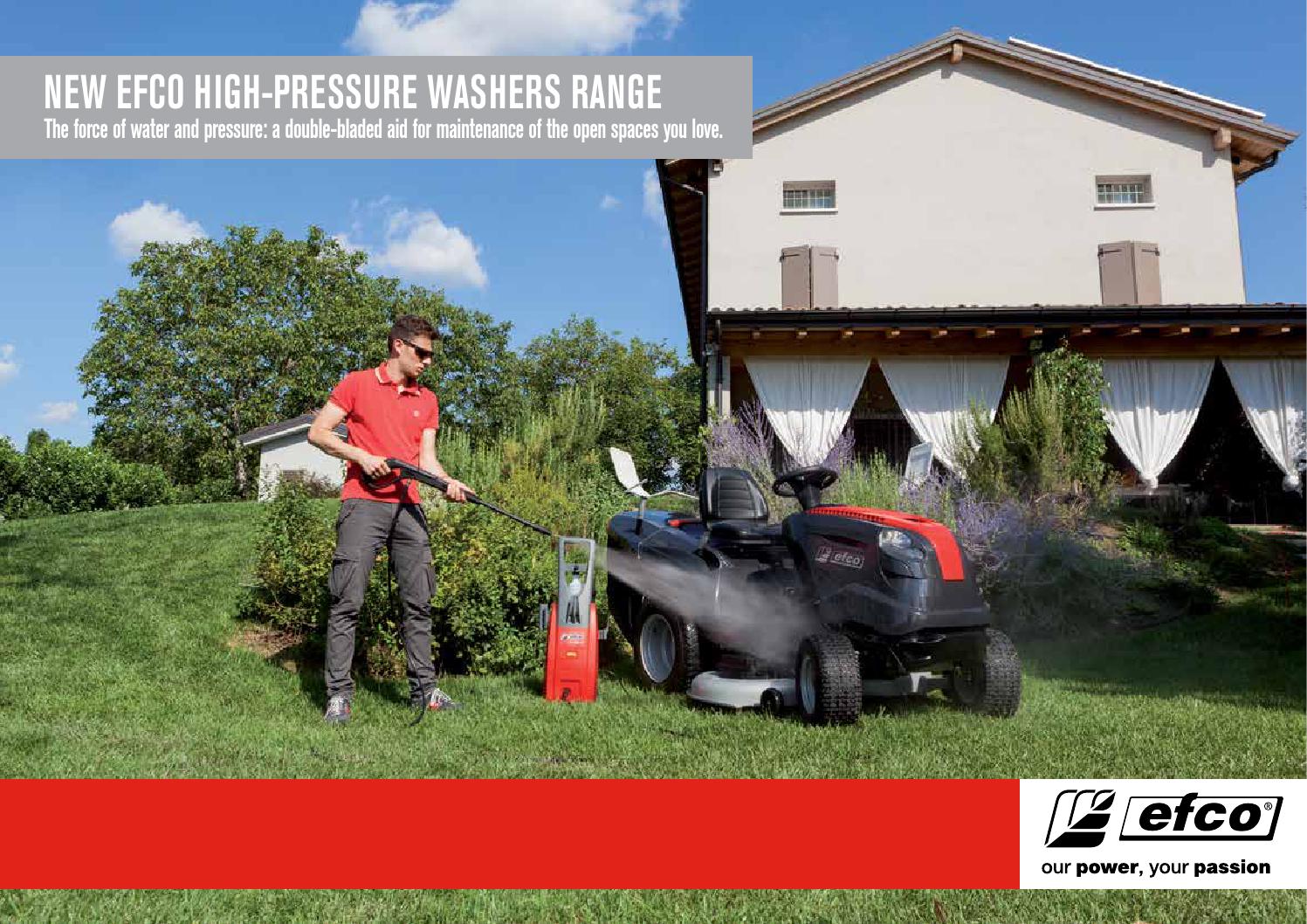 Efco - High-pressure washers range by Emak Spa - Issuu
