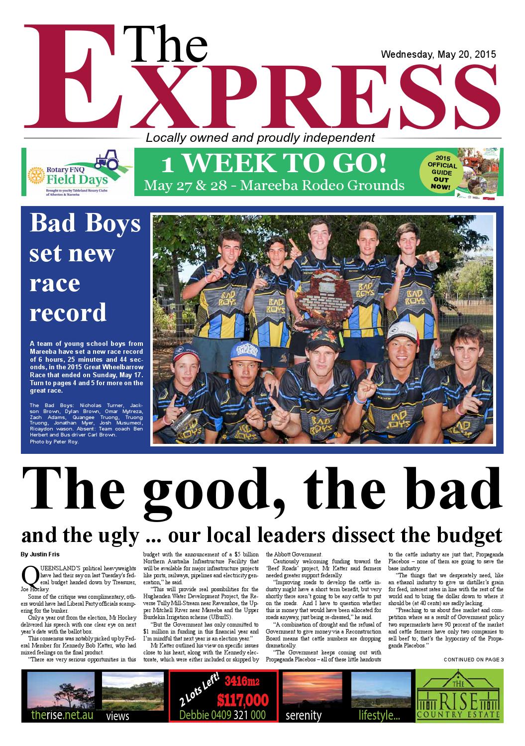 The Express Newspaper 20th May 2015 by Carlo Portella - Issuu