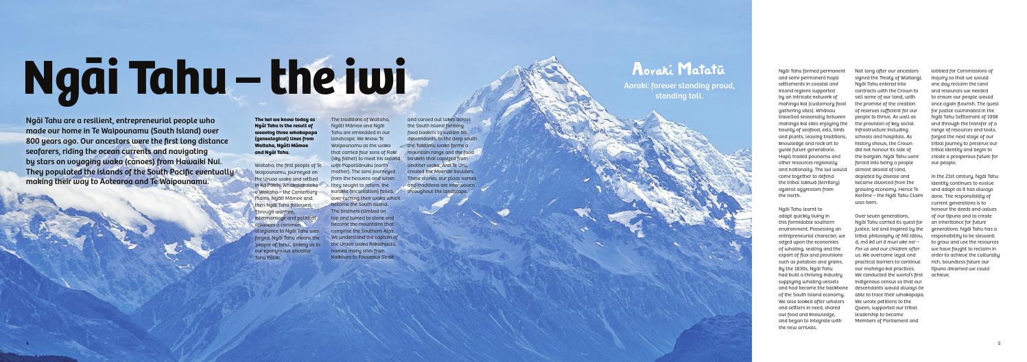 We are Ngāi Tahu by Te Runanga o Ngai Tahu - Issuu