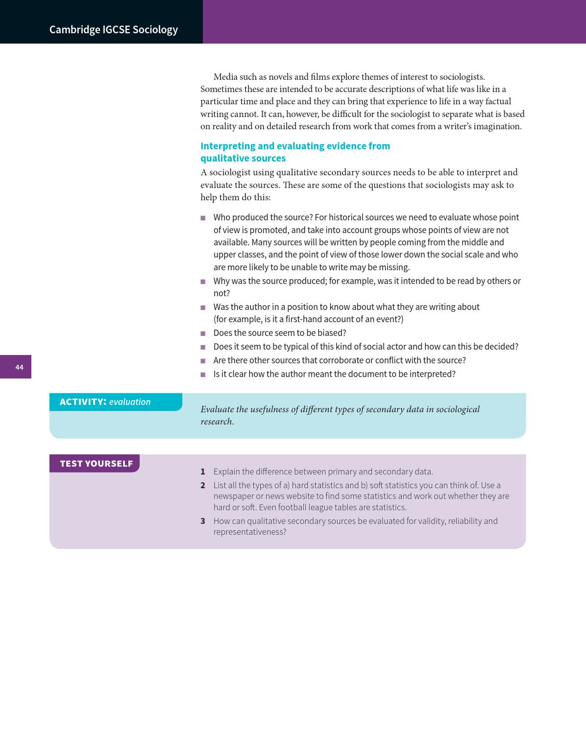 Cambridge IGCSE Sociology Coursebook by Cambridge International ...