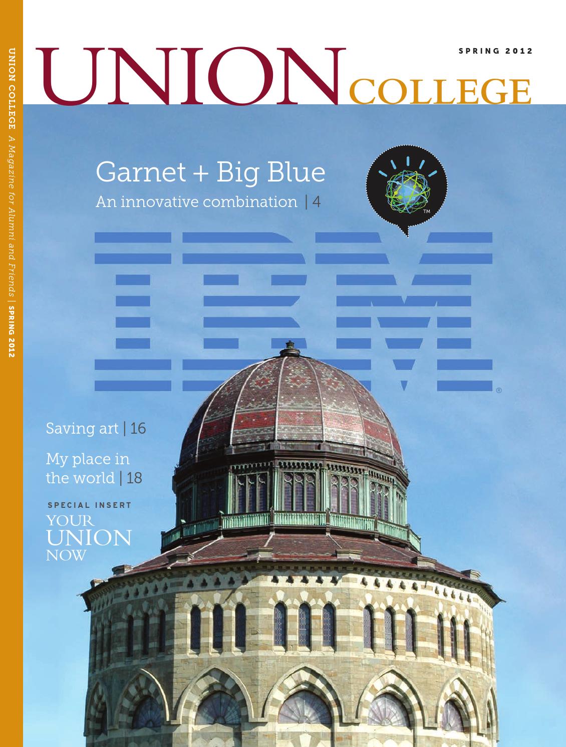 Union College Magazine Spring 2012 by Union College - Issuu