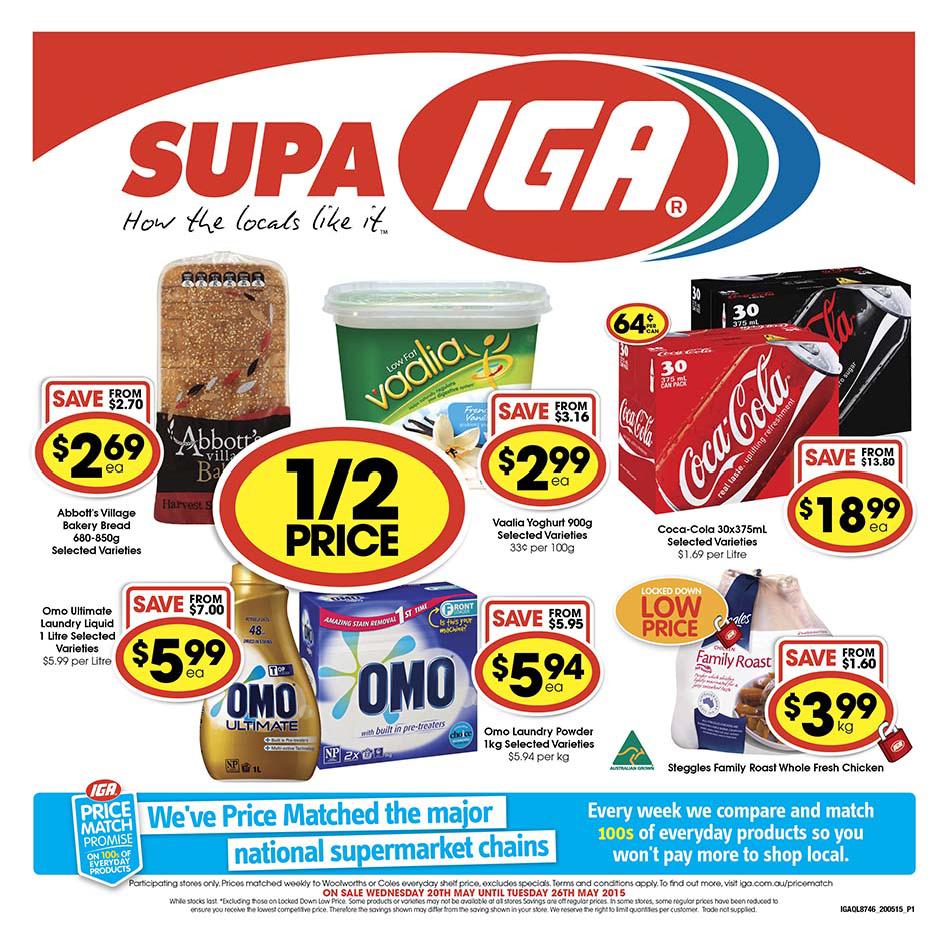 Supa IGA – Catalogue – May 20–26, 2015 by Echo Publications - Issuu