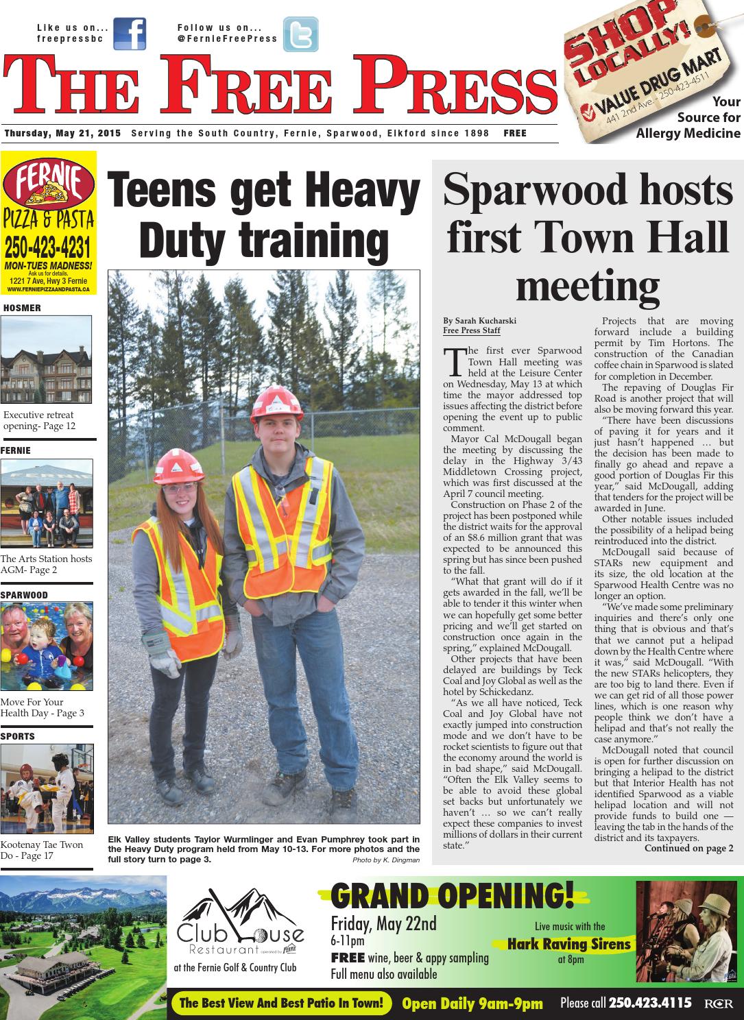 The Free Press, May 21, 2015 by Black Press Media Group - Issuu