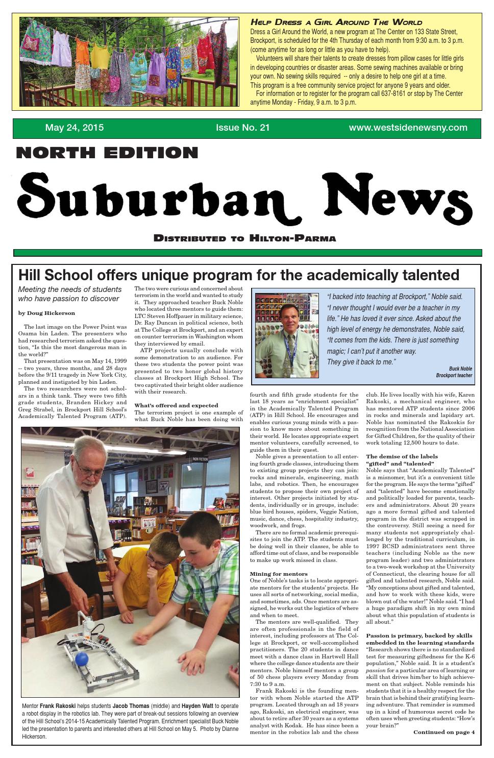 Suburban News North Edition - May 24, 2015 by Westside News Inc. - Issuu