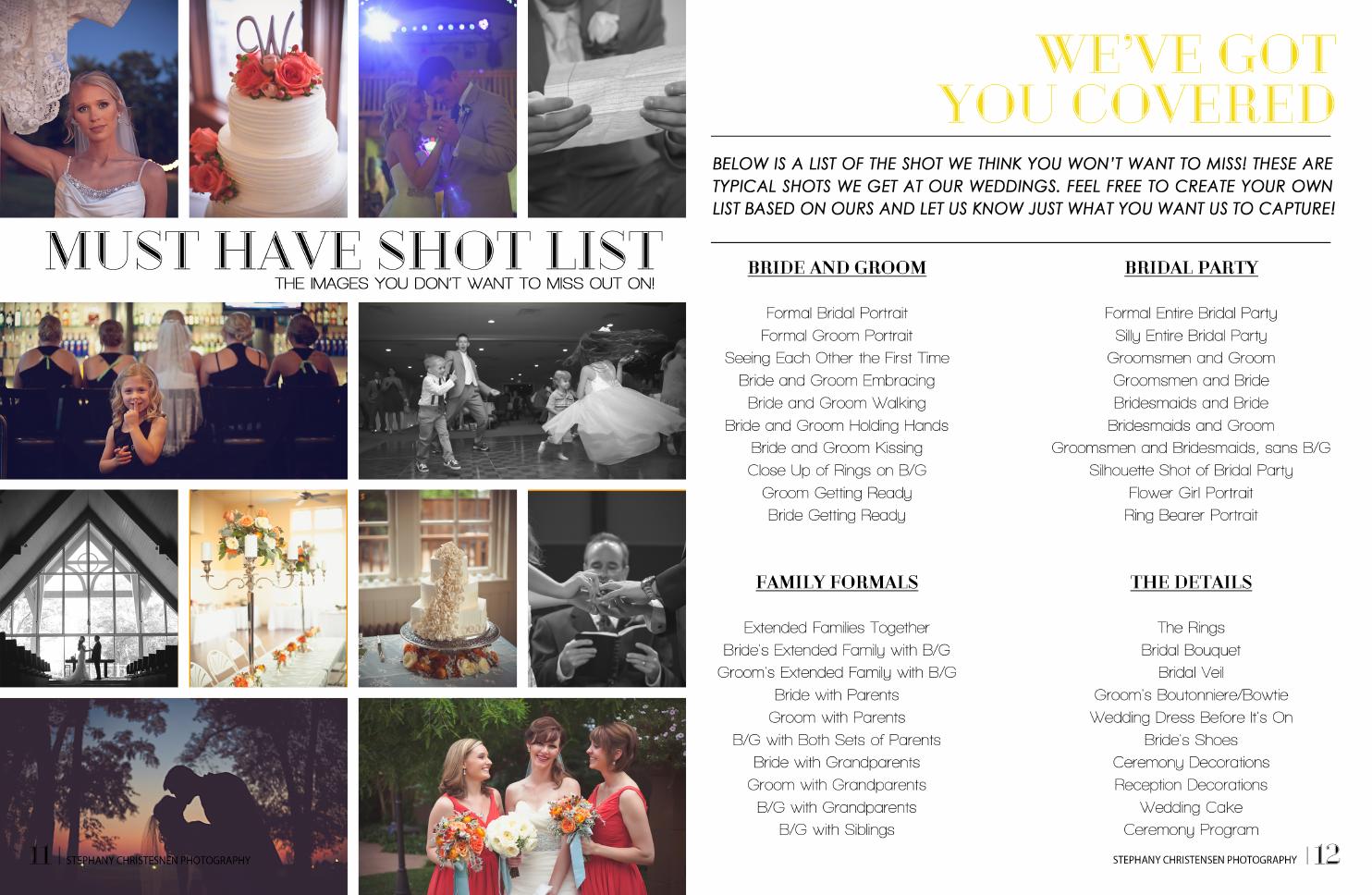 Scp 7 wedding magazine pg 11 12 by Stephany Christensen Photography - Issuu