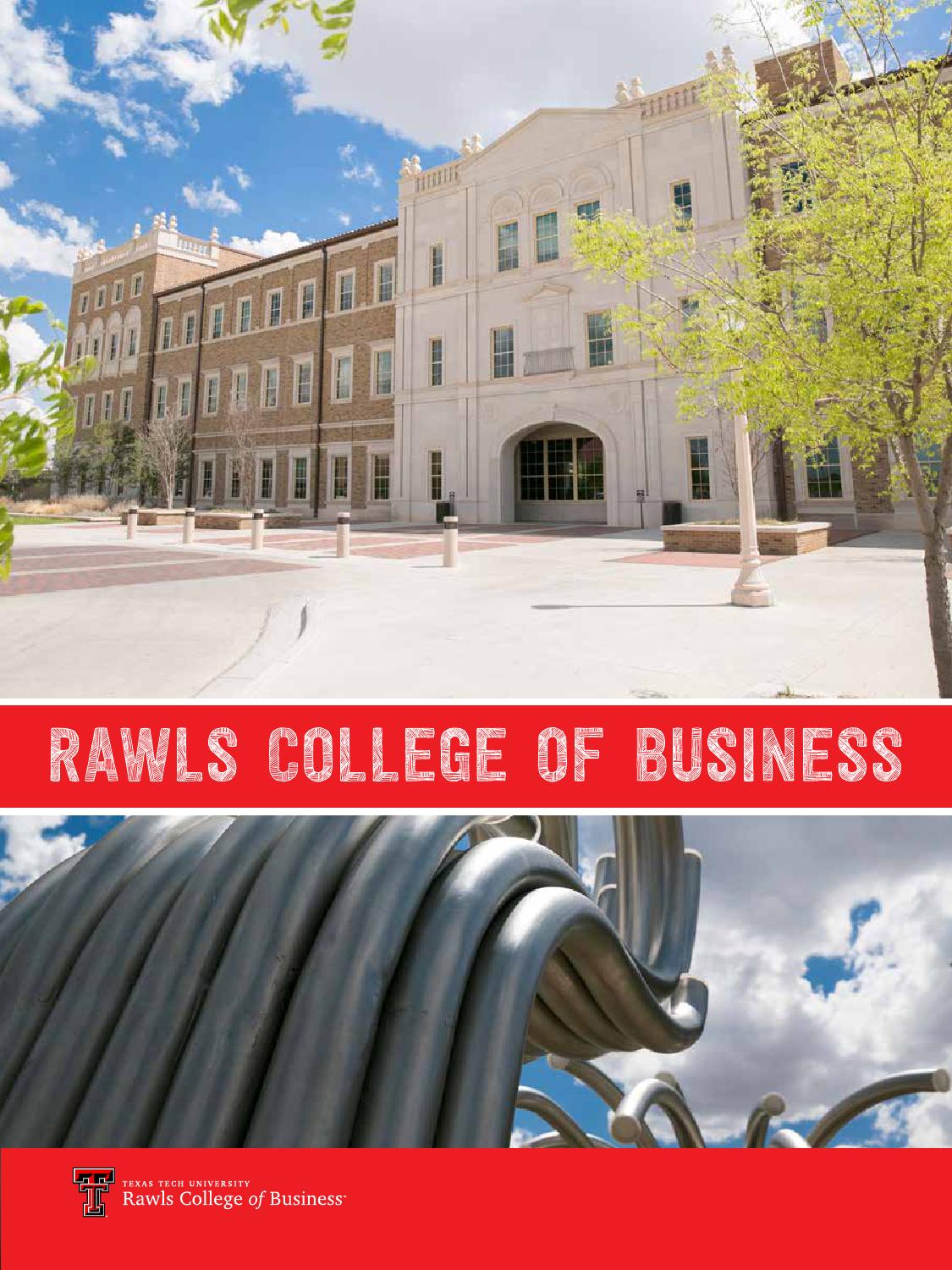 Prospective Students by Rawls College of Business - Issuu