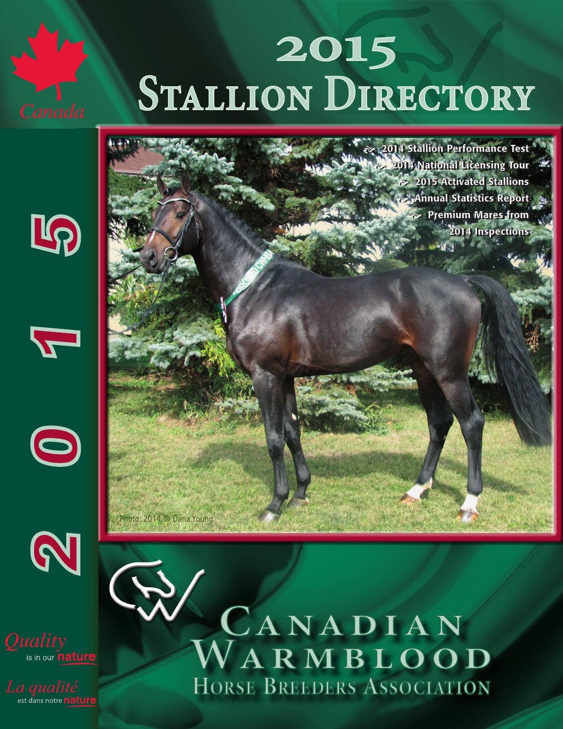 2015 CWHBA Stallion Directory by Canadian Warmblood Horse Breeders ...