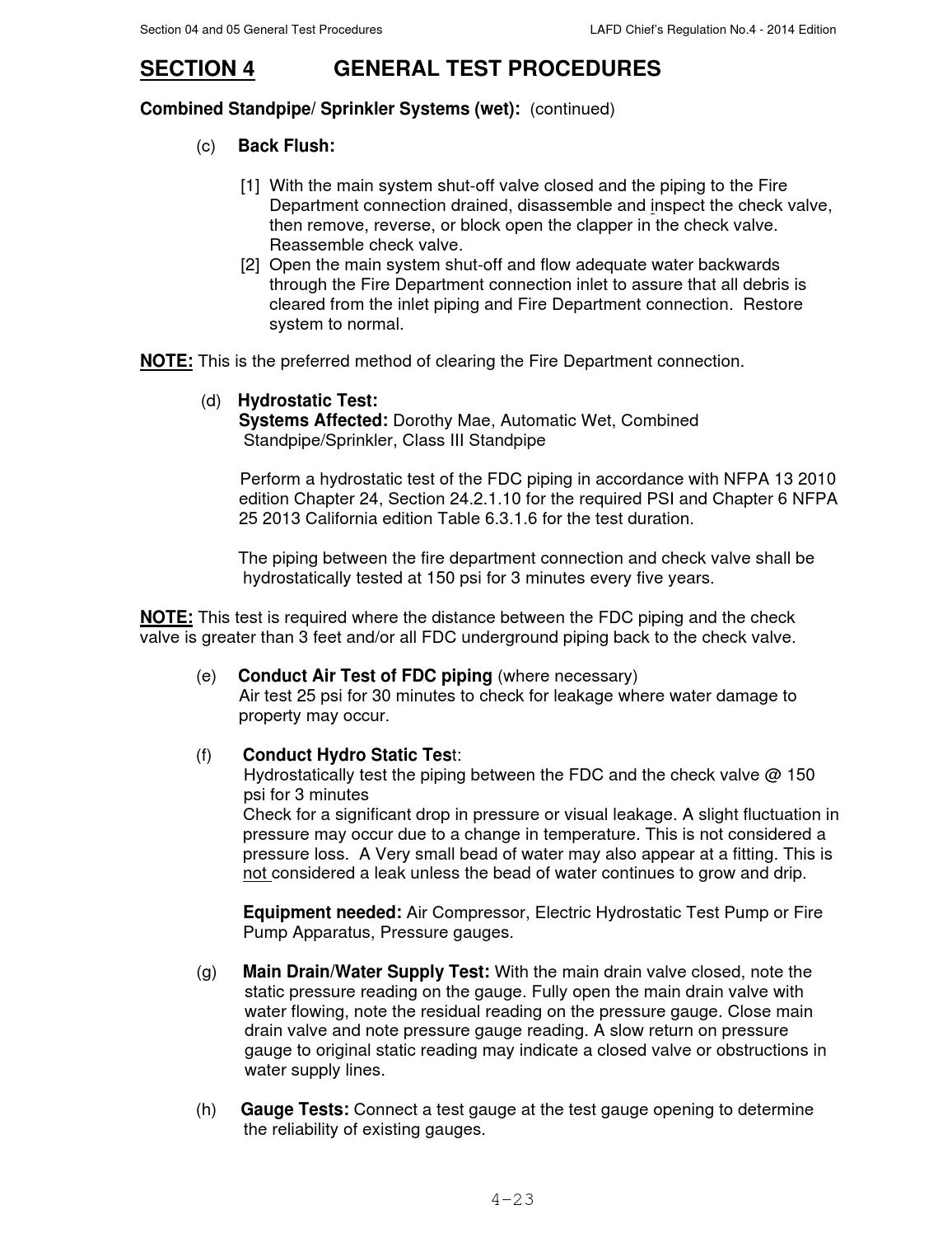 LAFD Chief's Regulation No 4 Program Manual 2014 by Los Angeles Fire ...