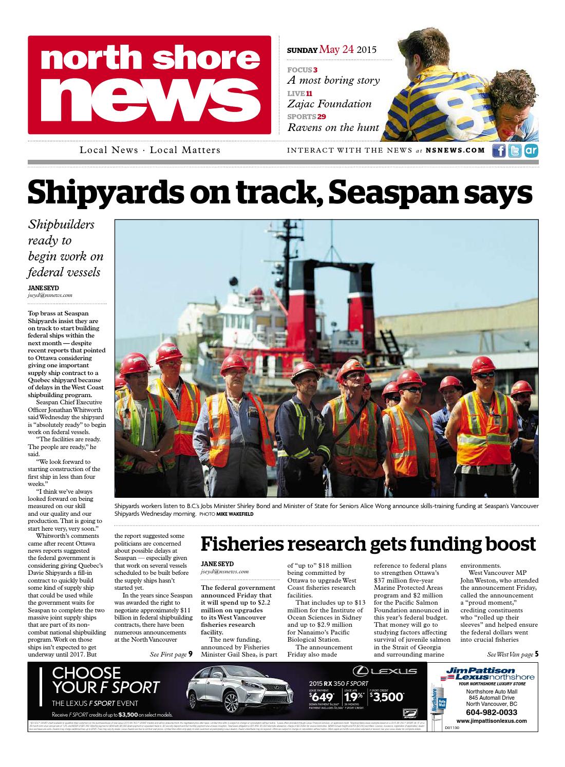 North Shore News May 24 2015 by North Shore News - Issuu