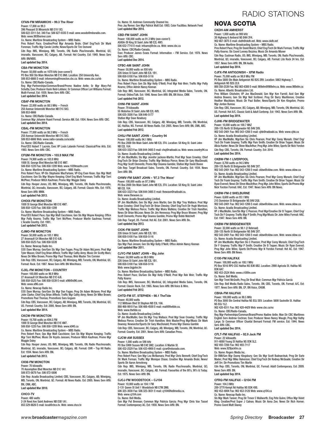 Broadcaster Magazine May 2015 by Annex Business Media - Issuu