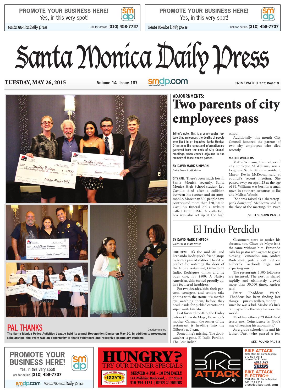 Santa Monica Daily Press, May 26, 2015 by Santa Monica Daily Press - Issuu