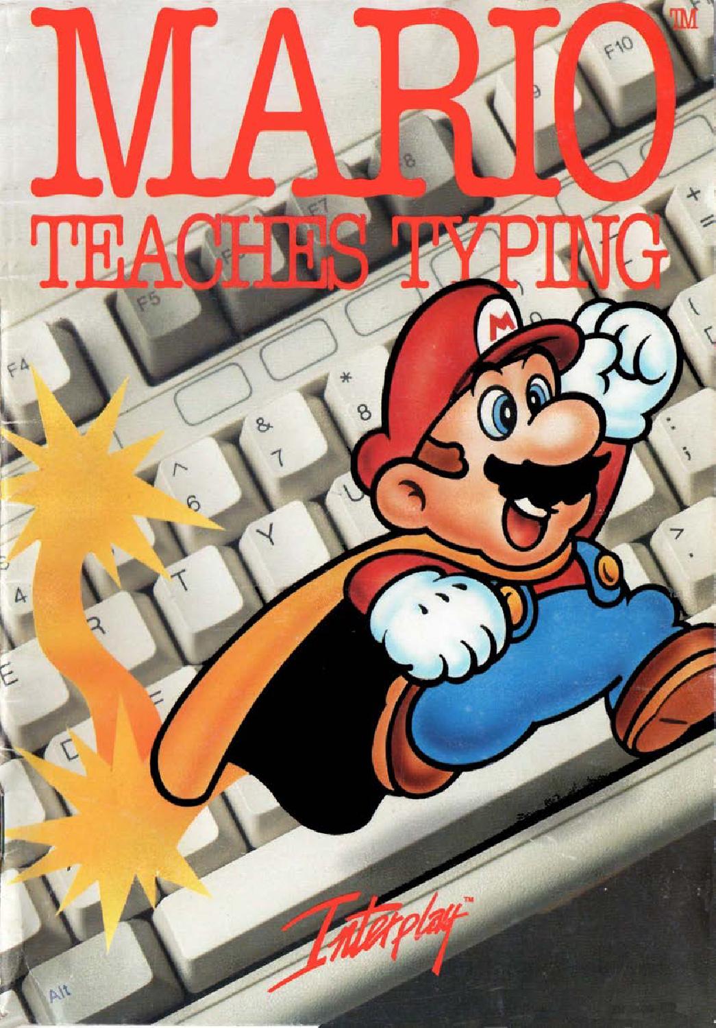 Mario teaches typing user manual by Jorge Galindo - Issuu