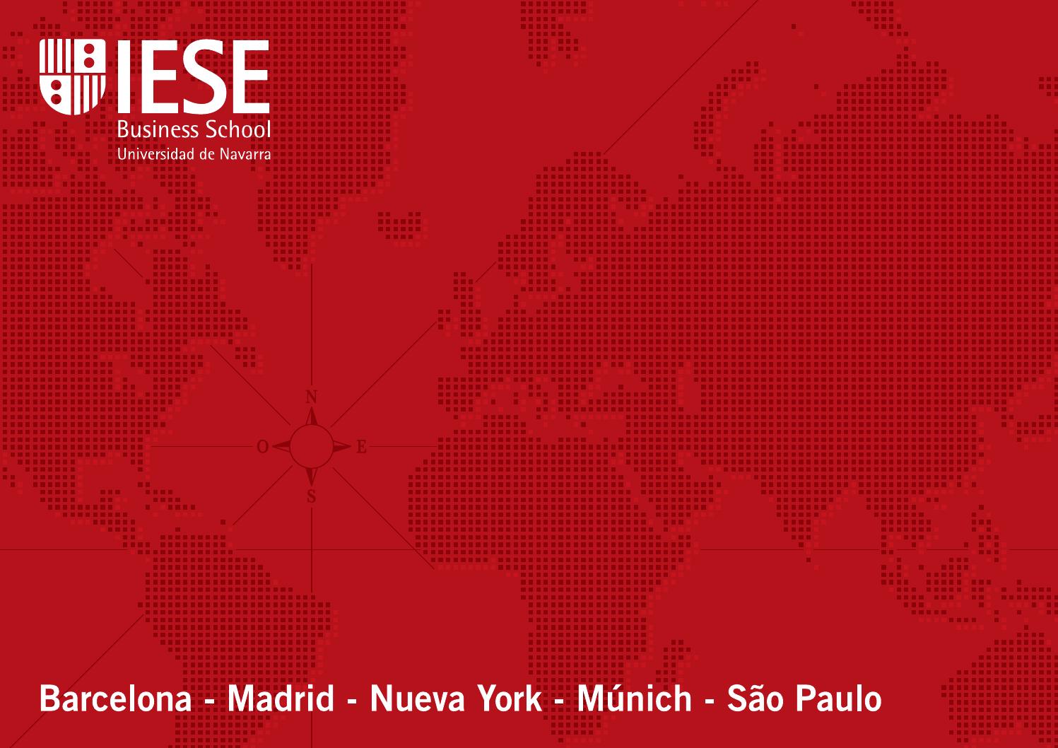 IESE, Folleto institucional 2015 by IESE Business School - Issuu