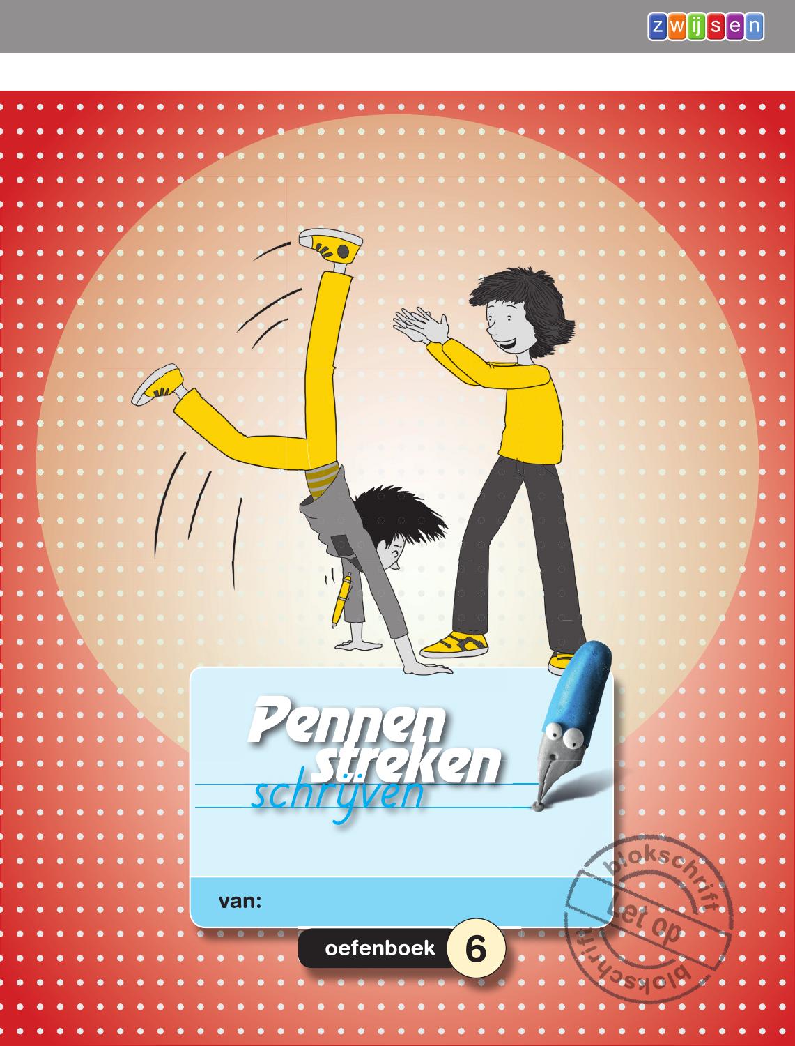 Pennenstreken Oefenboek 6 blokschrift by Uitgeverij Zwijsen - Issuu
