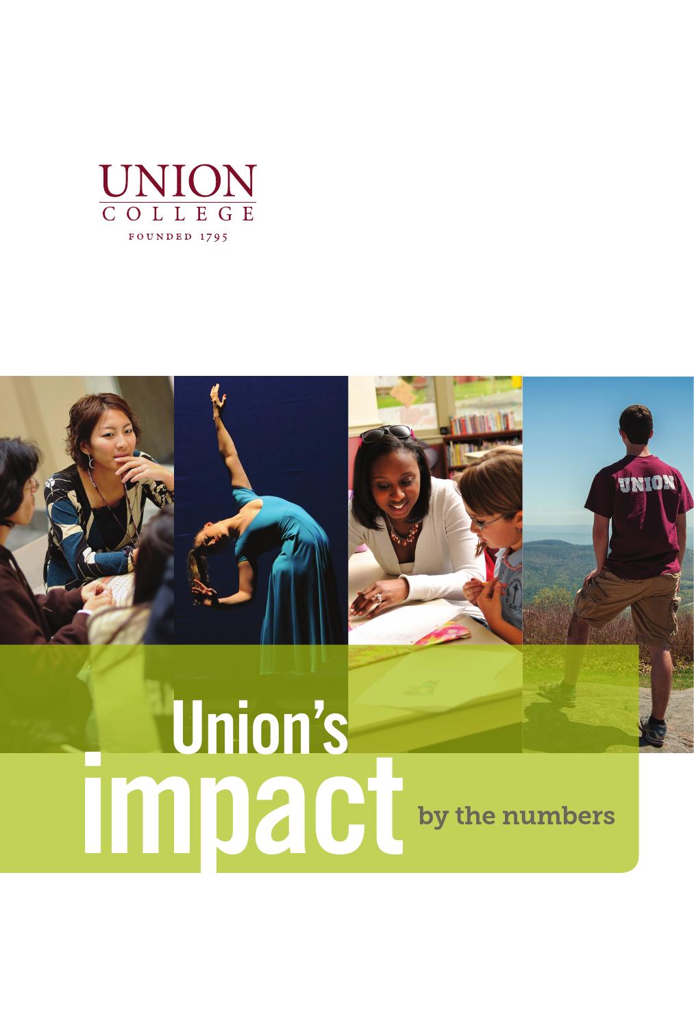 Union Economic Impact Report 2015 by Union College - Issuu