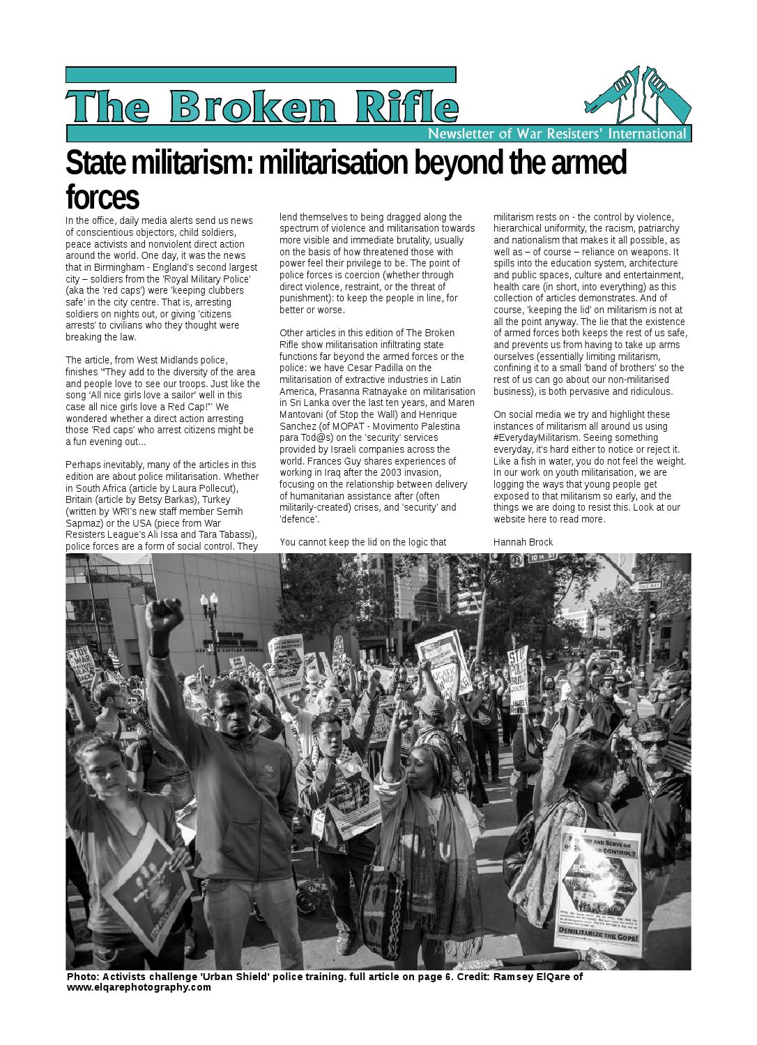 The Broken Rifle, 102 by War Resisters' International - Issuu