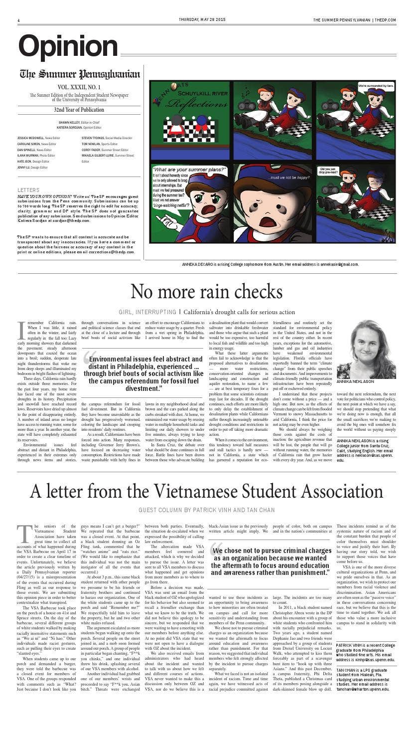 May 28, 2015 by The Daily Pennsylvanian - Issuu