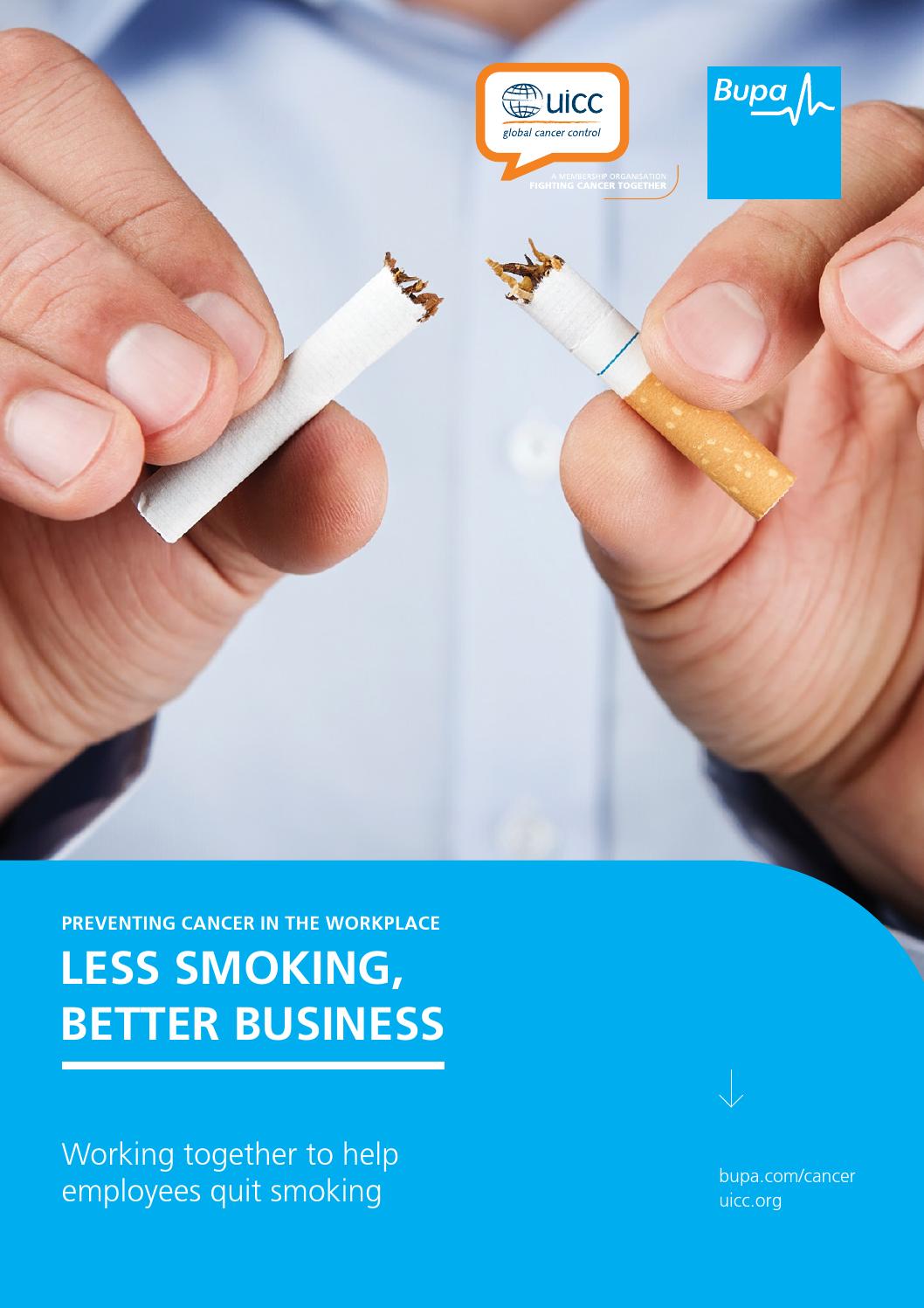 Less Smoking, Better Business - UICC & Bupa by UICC - Issuu