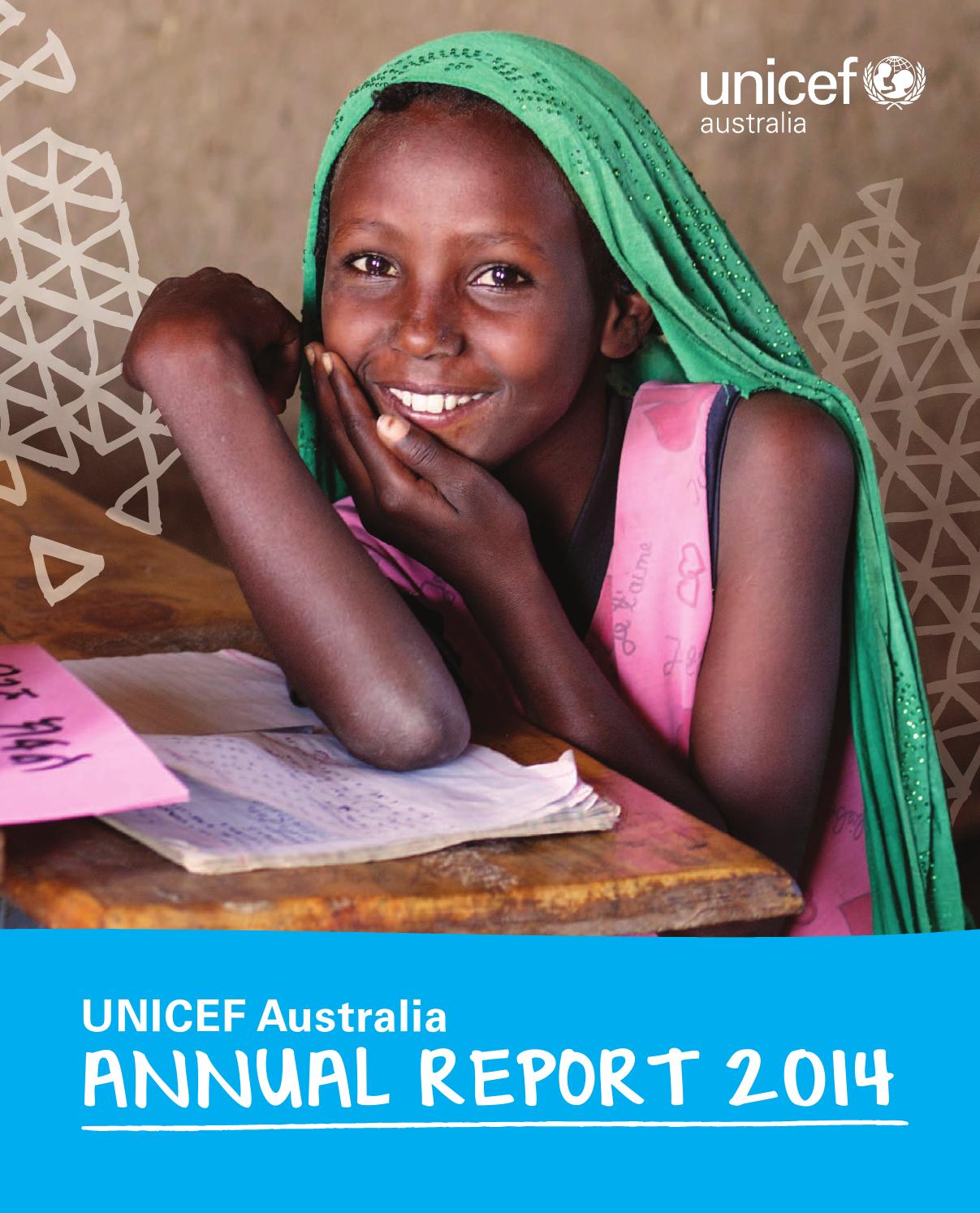 UNICEF Australia Annual Report 2014 by UNICEF Australia - Issuu