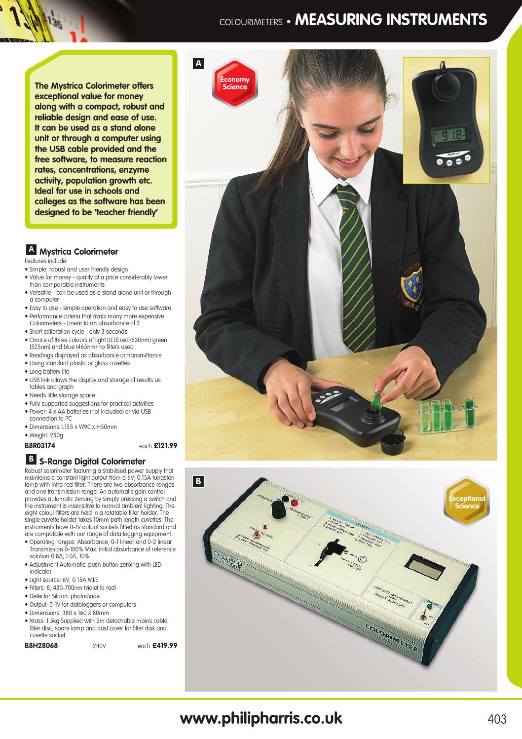 Philip Harris Catalogue 2015/16 - Measuring Instruments by Findel Ltd ...