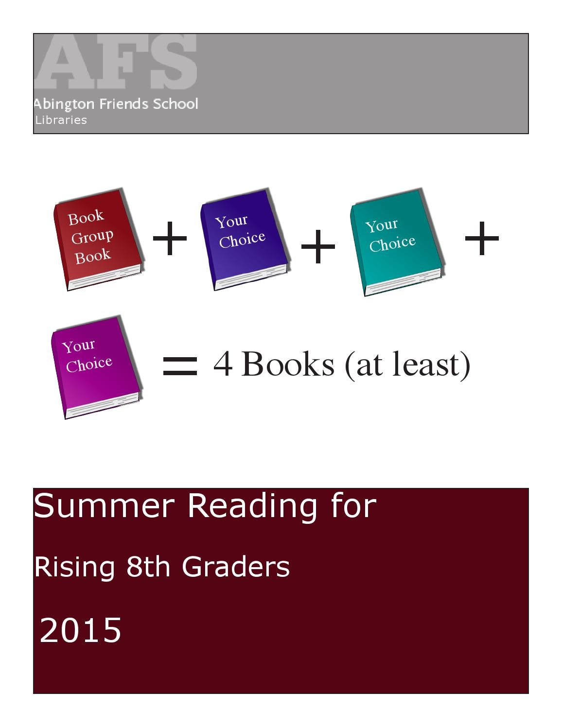 8th Grade Summer Reading by Abington Friends School - Issuu