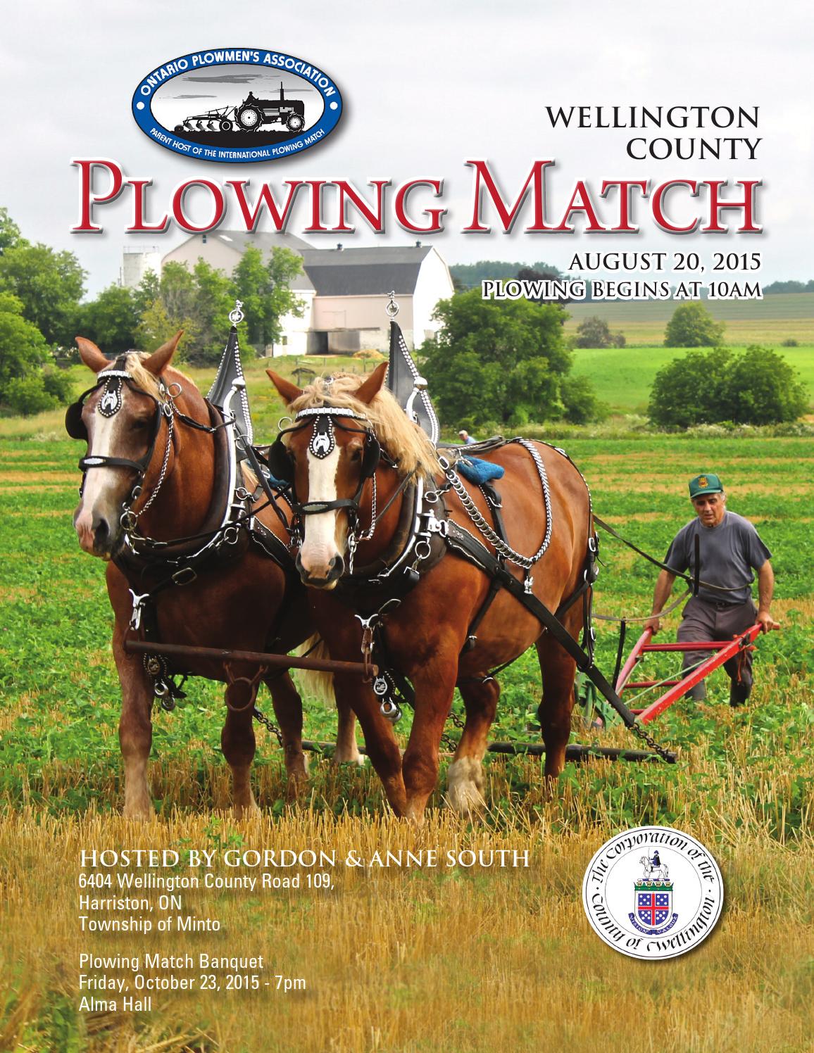 Wellington County Plowing Match 2015 by WHA Publications Ltd. - Issuu
