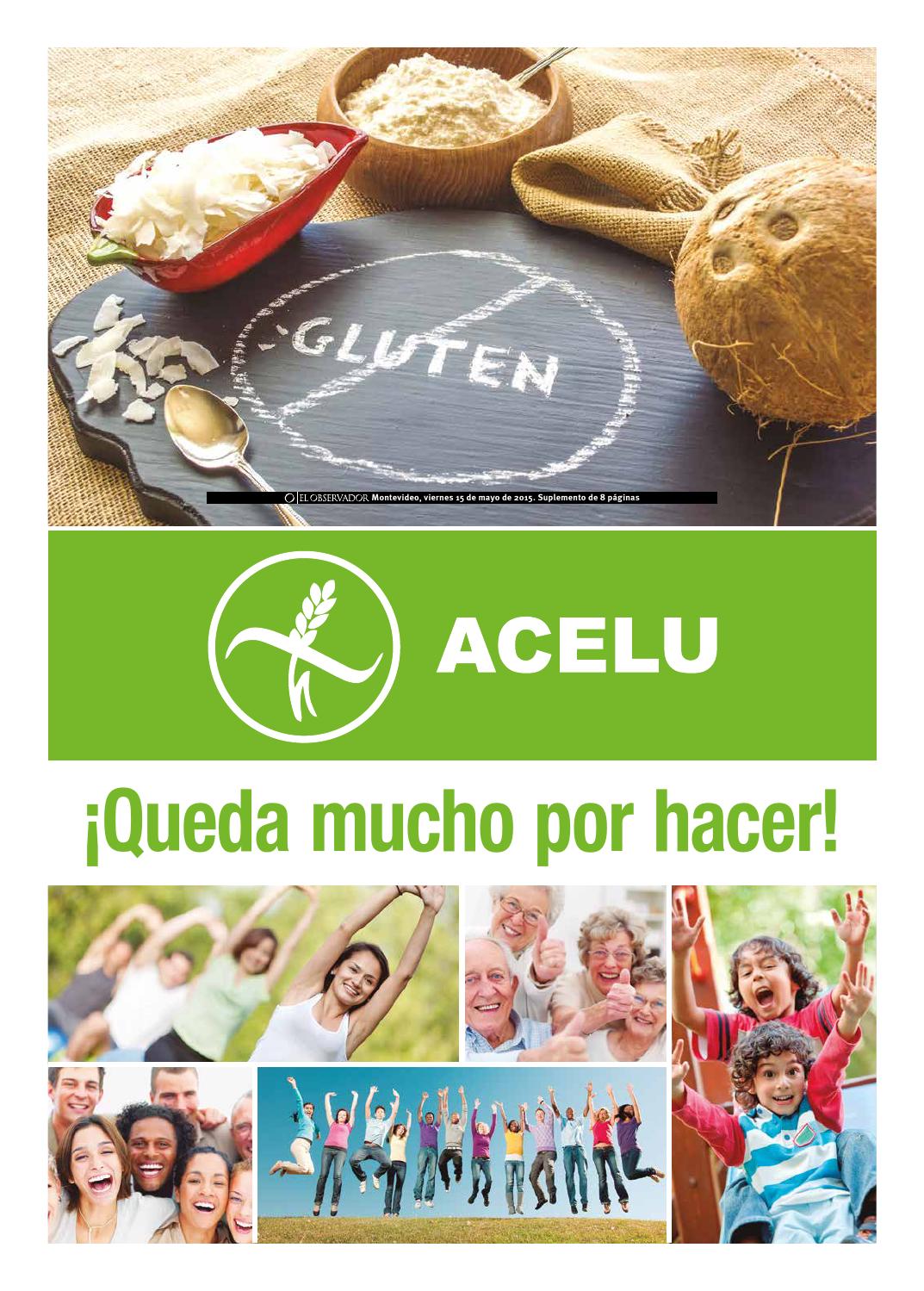Suplemento ACELU Día del Celíaco 2015 by Portal El Observador - Issuu