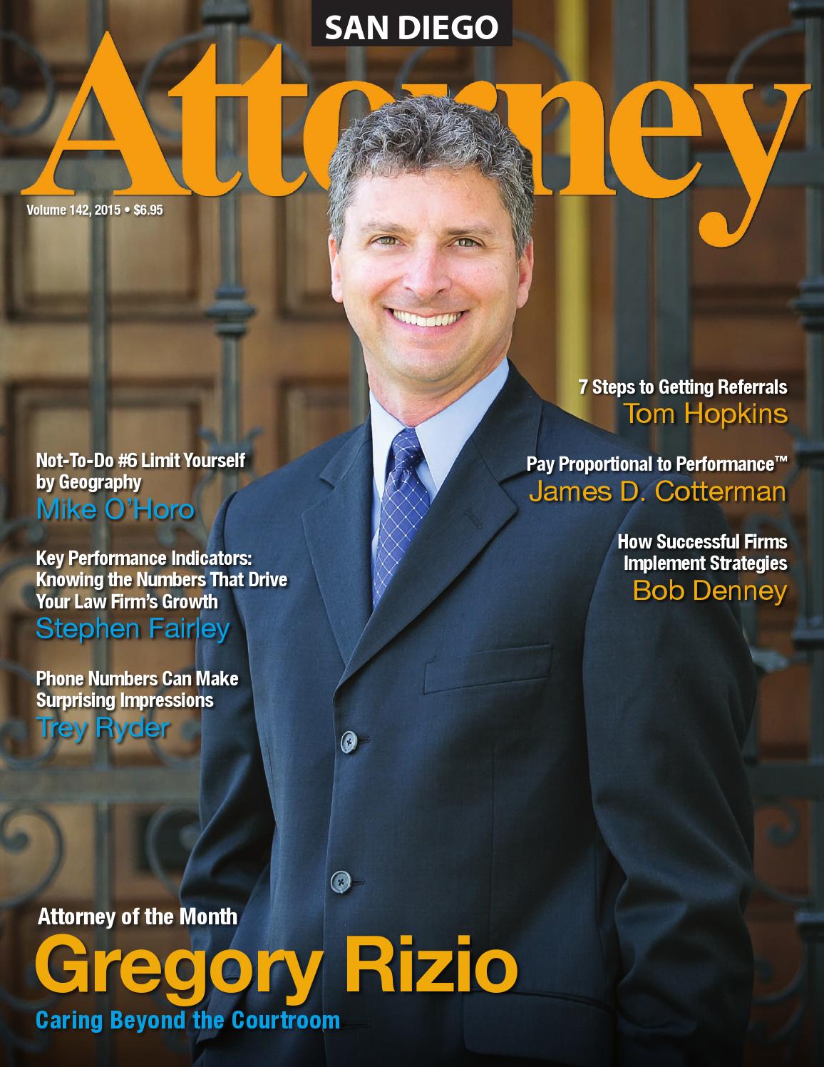 Attorney Journal, San Diego, Volume 142 by Attorney Journals - Issuu