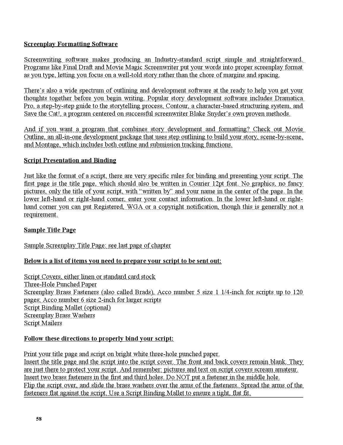 Film Making: Basics of Film Script Writing and Story Telling by Jaime ...