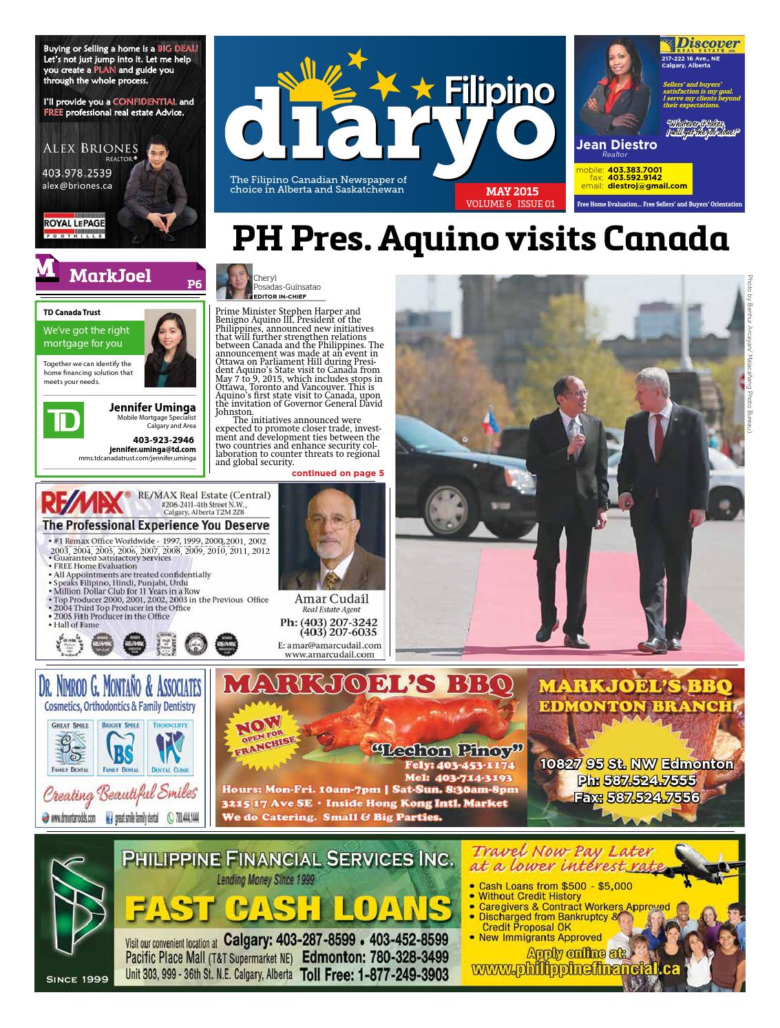 Diaryo Filipino May 2015 Issue by Diaryo Alberta - Issuu