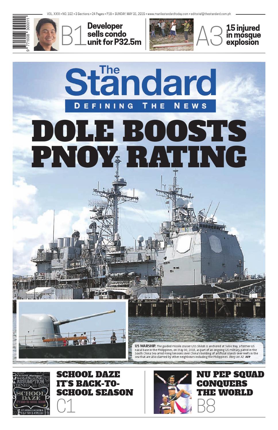 The Standard - 2015 May 31 - Sunday by Manila Standard - Issuu
