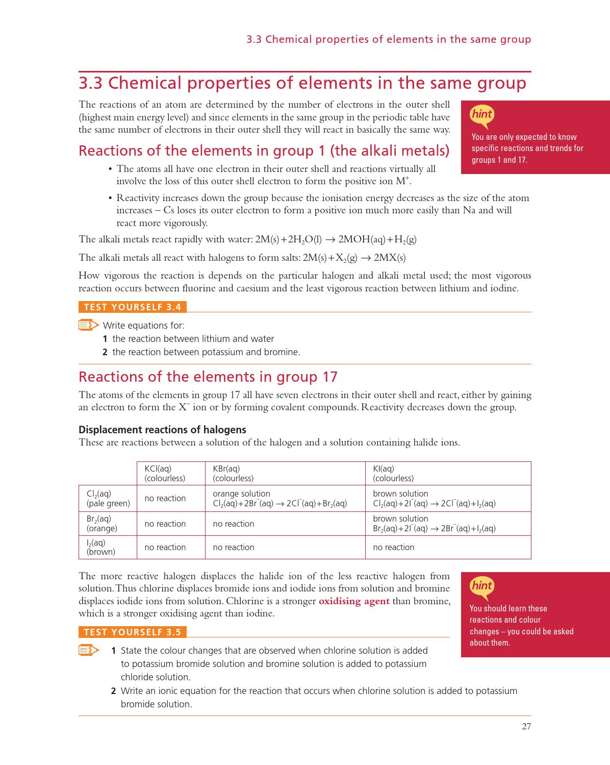 Preview Chemistry for the IB Diploma Exam Preparation Guide by ...