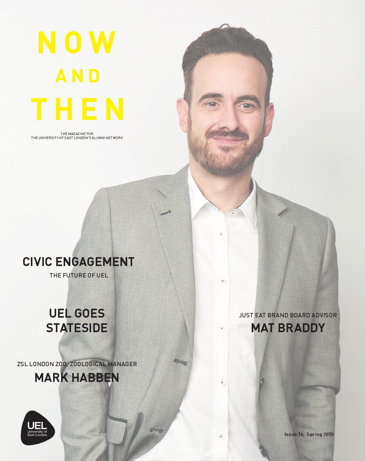 Now and Then Issue #16 by University of East London - Issuu