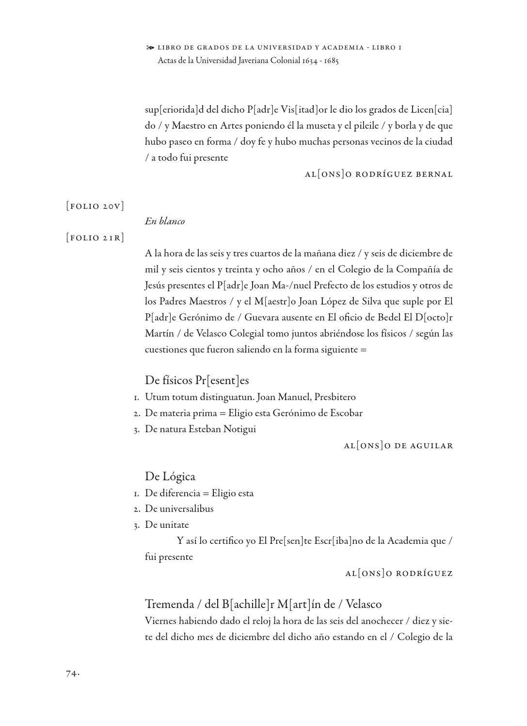 Libro de grados tomo i parte 1:2 by Archivo Histórico Javeriano - Issuu