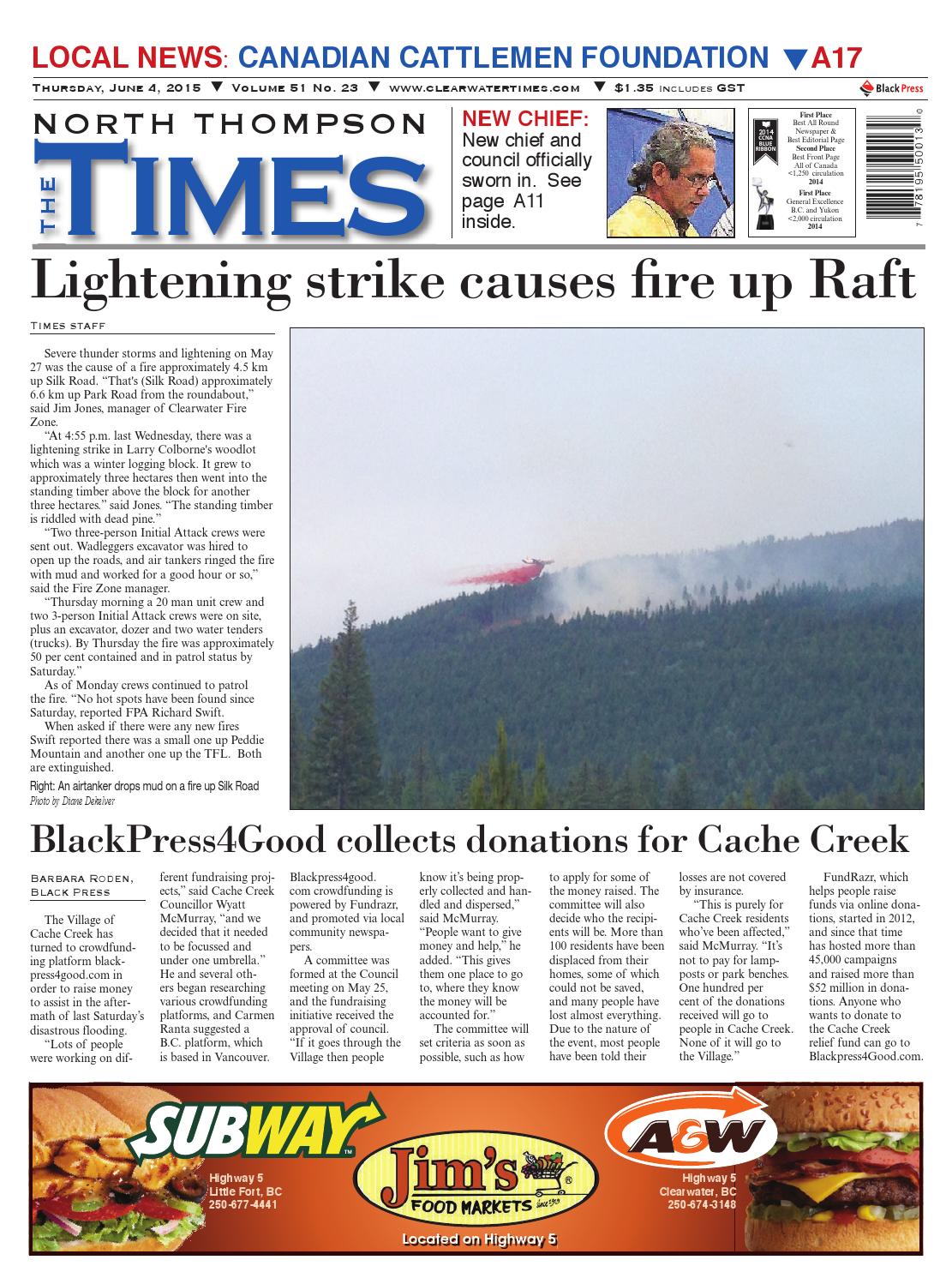Clearwater Times, June 04, 2015 by Black Press Media Group - Issuu