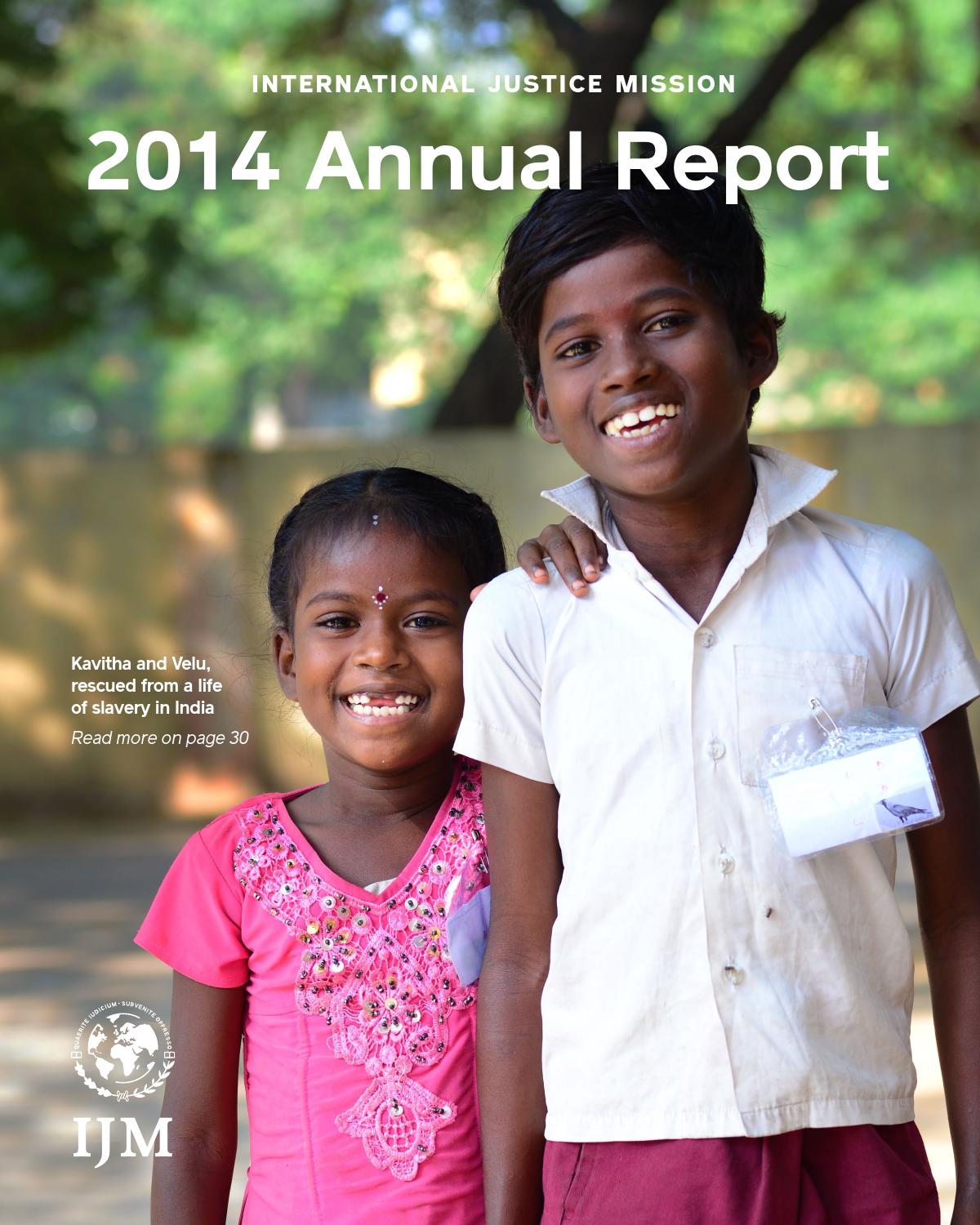 IJM 2014 Annual Report by International Justice Mission - Issuu