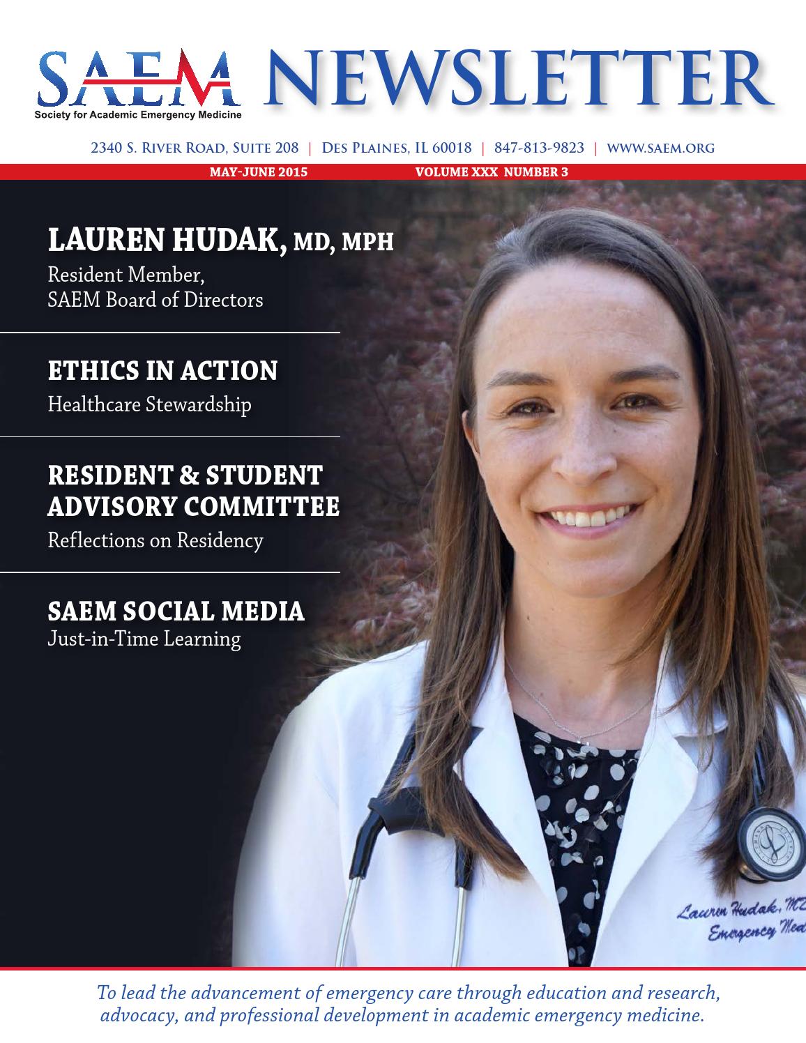 147647 saem may june 15 new by Society for Academic Emergency Medicine ...
