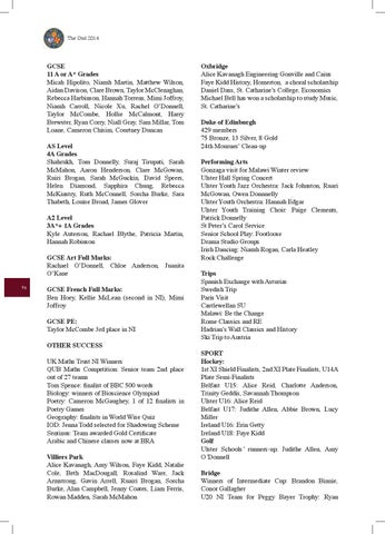 The Owl 2014 by Belfast Royal Academy - Issuu