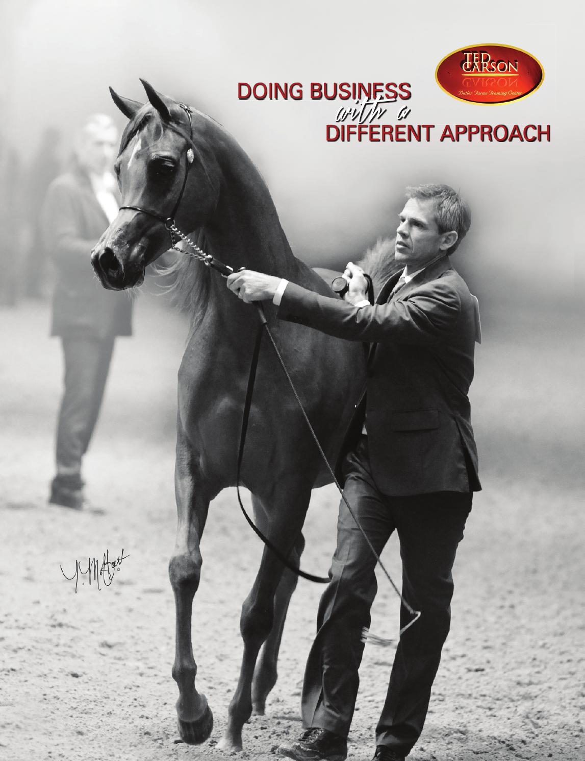 Ted Carson - published in June 2015 Arabian Horse Times by Arabian ...